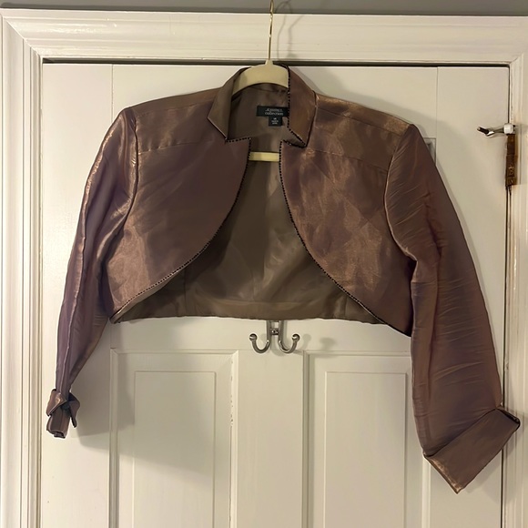 Dress Barn | Jackets & Coats | 5 Saledress Barn Gold Bolero Jacket Size ...